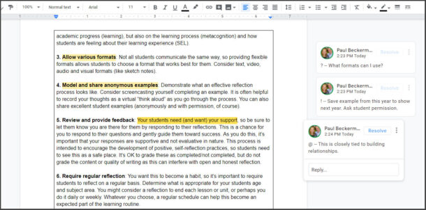 Incorporate Strategies for Critical Reading and Digital Marking of Text ...
