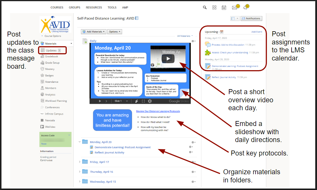 Establish a Positive Teacher Presence in Your Virtual Classroom - AVID ...