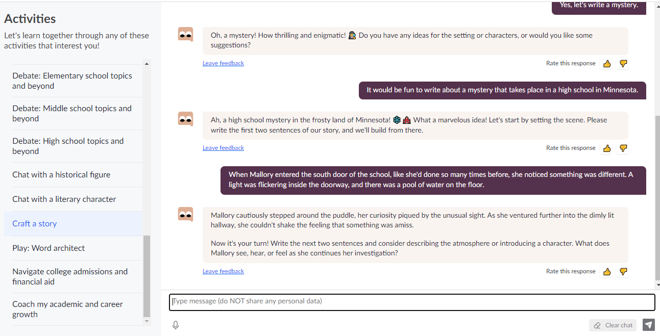 Khanmigo as an AI Personal Tutor and Assistant - AVID Open Access