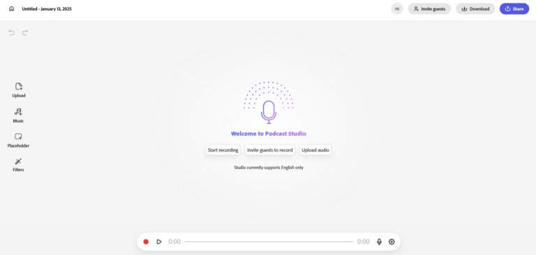 Adobe Podcast - AVID Open Access
