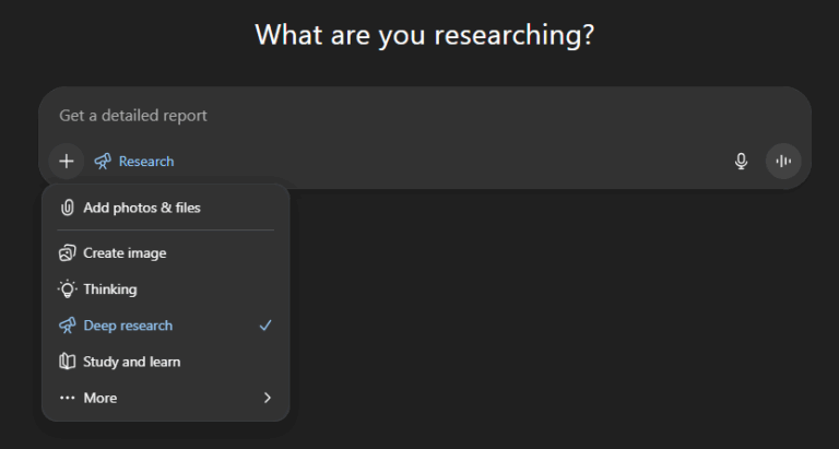 ChatGPT's Deep Research - AVID Open Access